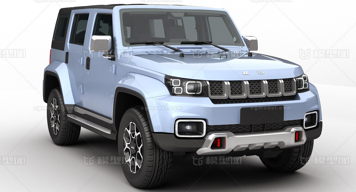 2023款北京BJ40 北汽BJ40吉普越野SUV模型-越野车/SUV模型库-3ds Max(.max)模型下载-cg模型网