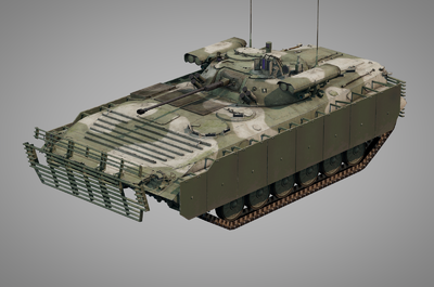 BMP-2步兵战车模型-装甲车／坦克模型库-Cinema 4D(.c4d)模型下载-cg模型网