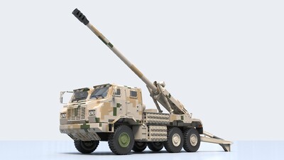 国产155新型卡车炮 PCL-181车载榴弹炮模型-火炮器械模型库-3ds Max(.max)模型下载-cg模型网