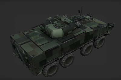 CM32装步指挥车 PBR模型-装甲车／坦克模型库-3ds Max(.max)模型下载-cg模型网