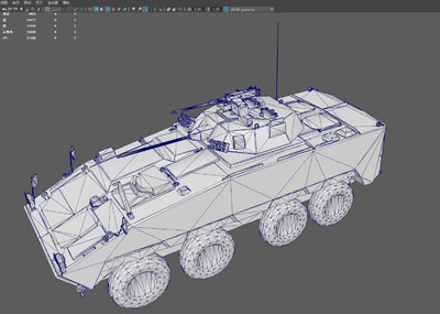 CM-34云豹步战车台湾省CM34 轮式装甲车模型-装甲车／坦克模型库-3ds Max(.max)模型下载-cg模型网