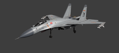 歼15 J15模型-军用飞机模型库-3ds Max(.max)模型下载-cg模型网