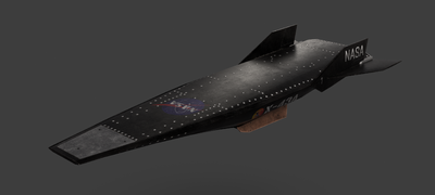 X43A X-43模型-军用飞机模型库-3ds Max(.max)模型下载-cg模型网