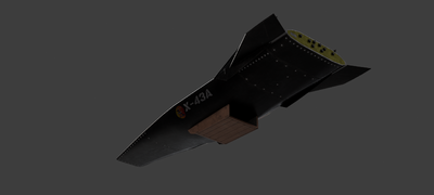 X43A X-43模型-军用飞机模型库-3ds Max(.max)模型下载-cg模型网