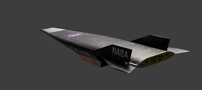 X43A X-43模型-军用飞机模型库-3ds Max(.max)模型下载-cg模型网