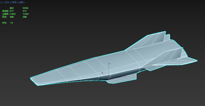 X43A X-43模型-军用飞机模型库-3ds Max(.max)模型下载-cg模型网