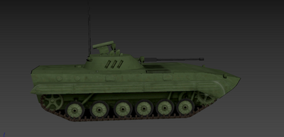BMP-2步兵战车（英文：BMP-2 Infantry模型-装甲车／坦克模型库-3ds Max(.max)模型下载-cg模型网