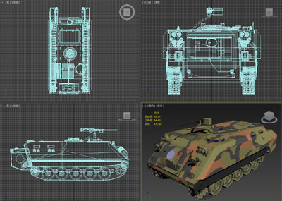 台湾省 CM-21模型-装甲车／坦克模型库-FBX(.fbx)模型下载-cg模型网