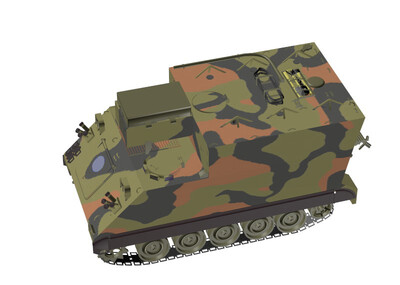 台湾省 M577模型-装甲车／坦克模型库-3ds Max(.max)模型下载-cg模型网