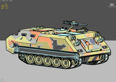 台湾省 CM-21模型-装甲车／坦克模型库-FBX(.fbx)模型下载-cg模型网