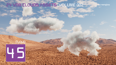 云彩 云朵模型-特效模型库-VDB(.vdb)模型下载-cg模型网