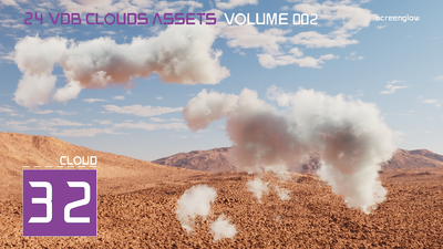 云彩 云朵模型-特效模型库-VDB(.vdb)模型下载-cg模型网