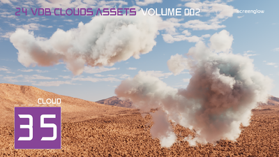 云彩 云朵模型-特效模型库-VDB(.vdb)模型下载-cg模型网