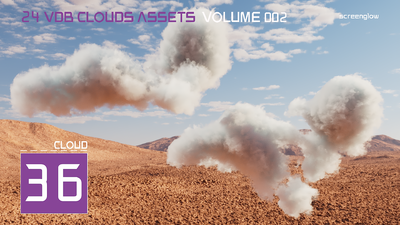 云彩 云朵模型-特效模型库-VDB(.vdb)模型下载-cg模型网