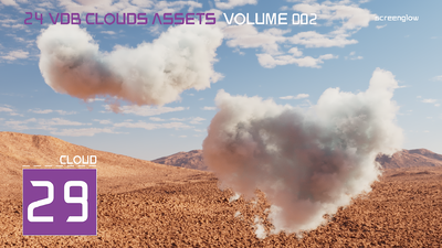 云彩 云朵模型-特效模型库-VDB(.vdb)模型下载-cg模型网