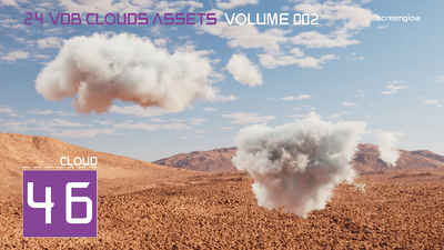 云彩 云朵模型-特效模型库-VDB(.vdb)模型下载-cg模型网