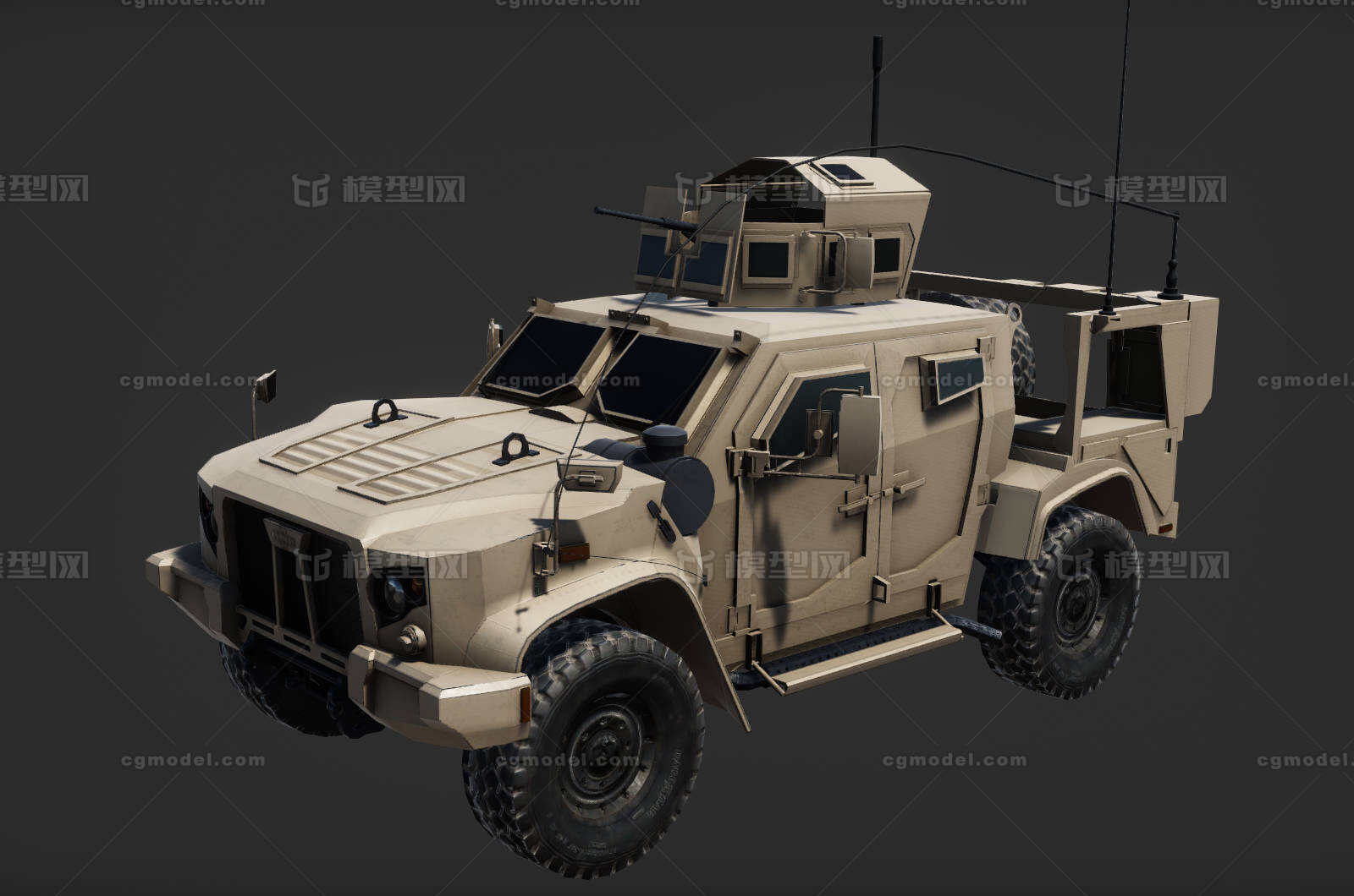 M1280指挥版战术车 美国陆军模型-其他模型库-3ds Max(.max)模型下载-cg模型网