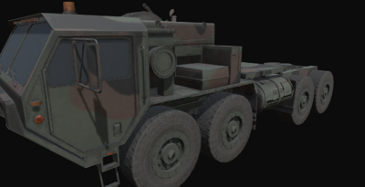 西方 重卡M983军用模型-装甲车／坦克模型库-Cinema 4D(.c4d)模型下载-cg模型网