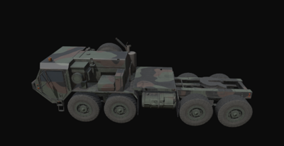 西方 重卡M983军用模型-装甲车／坦克模型库-Cinema 4D(.c4d)模型下载-cg模型网