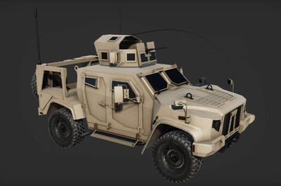 M1280指挥版战术车 美国陆军模型-其他模型库-3ds Max(.max)模型下载-cg模型网