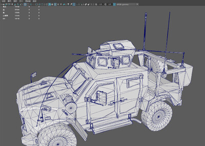 M1280指挥版战术车 美国陆军模型-其他模型库-3ds Max(.max)模型下载-cg模型网