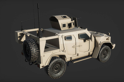 M1280指挥版战术车 美国陆军模型-其他模型库-3ds Max(.max)模型下载-cg模型网