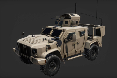 M1280指挥版战术车 美国陆军模型-其他模型库-3ds Max(.max)模型下载-cg模型网