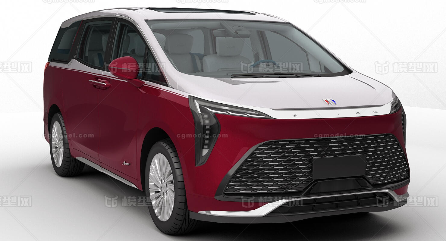 2023款别克世纪GL8 六座版模型-越野车/SUV模型库-3ds Max(.max)模型下载-cg模型网