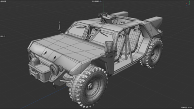 P6 P6-ATAV模型-装甲车／坦克模型库-Cinema 4D(.c4d)模型下载-cg模型网