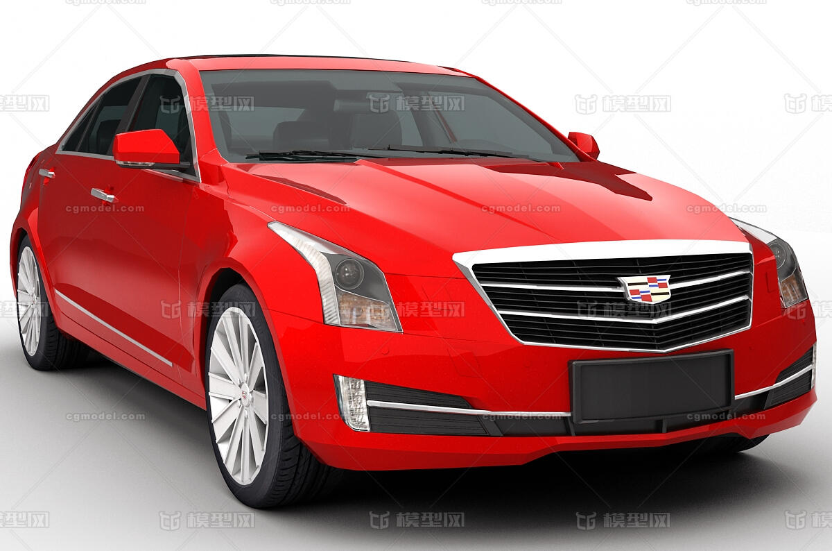 2017款凯迪拉克ATSL Cadillac模型-轿车模型库-3ds Max(.max)模型下载-cg模型网