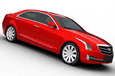 2017款凯迪拉克ATSL Cadillac模型-轿车模型库-3ds Max(.max)模型下载-cg模型网