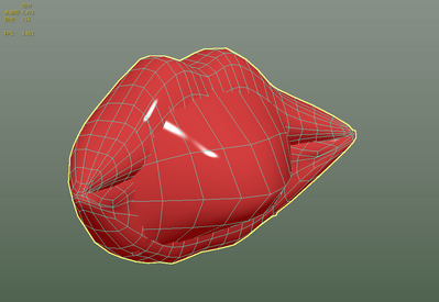 生饱满嘴唇CG模型下载 接吻嘟嘴模型-器官模型库-FBX(.fbx)模型下载-cg模型网