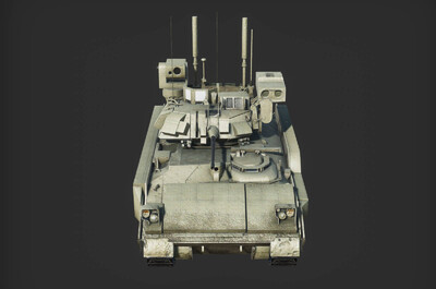 M2A3 PBR模型-装甲车／坦克模型库-3ds Max(.max)模型下载-cg模型网