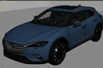 2018款马自达CX-4 Mazda模型-越野车/SUV模型库-3ds Max(.max)模型下载-cg模型网