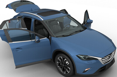 2018款马自达CX-4 Mazda模型-越野车模型库-3ds Max(.max)模型下载-cg模型网