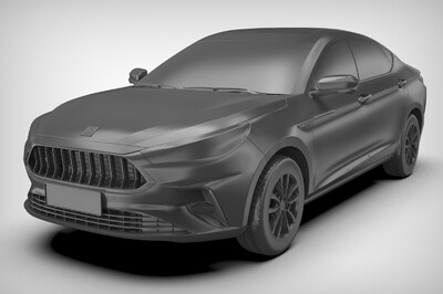 2023思皓A5 Sehol模型-轿车模型库-KeyShot(.bip/.ksp)模型下载-cg模型网