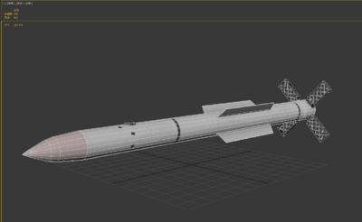 俄罗斯R-77空空导弹 R-77模型-其他器械模型库-3ds Max(.max)模型下载-cg模型网