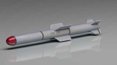 KAB-250制导炸弹 KAB-250模型-其他器械模型库-3ds Max(.max)模型下载-cg模型网