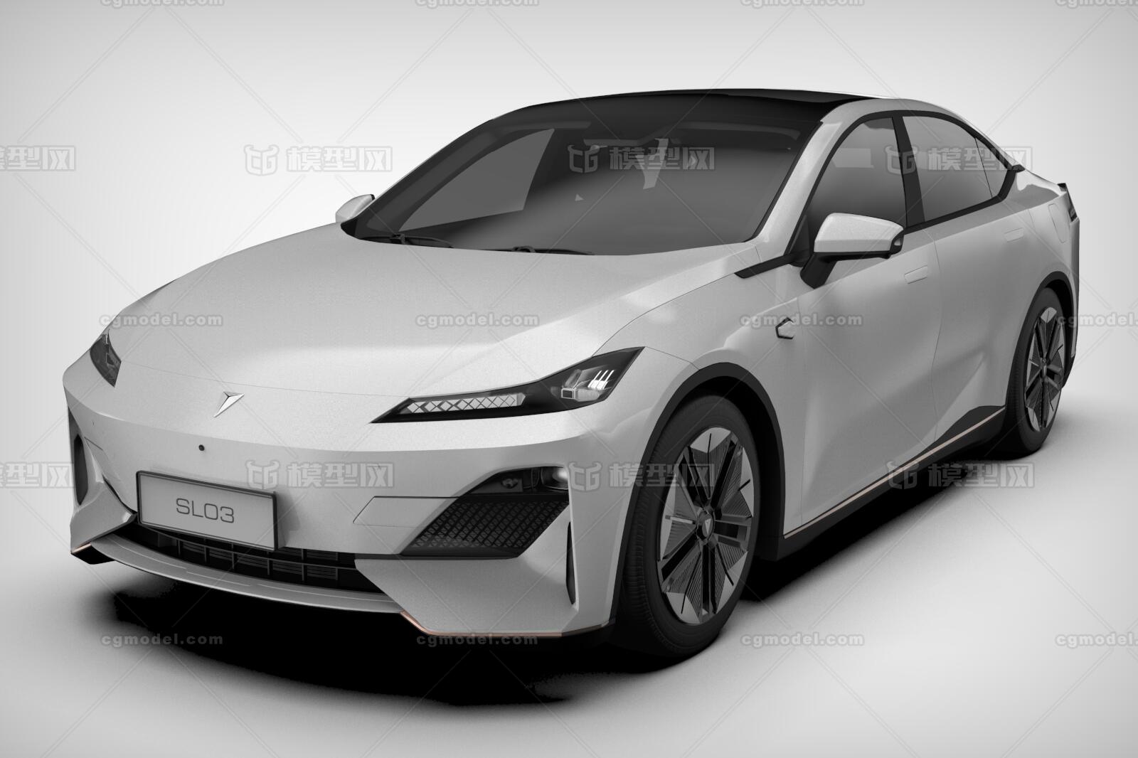 2022长安深蓝SL03 带内饰开5门模型-越野车/SUV模型库-KeyShot(.bip/.ksp)模型下载-cg模型网