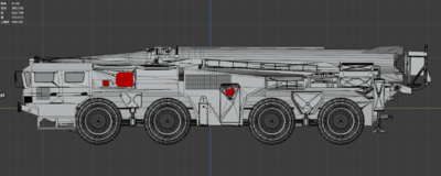 最新涂装DF-11 东风-11甲模型-火炮器械模型库-Blender(.blend)模型下载-cg模型网