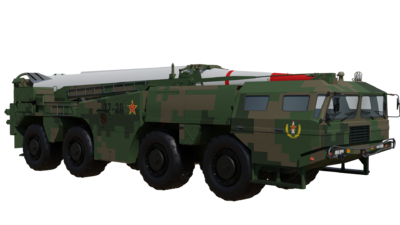 最新涂装DF-11 东风-11甲模型-火炮器械模型库-Blender(.blend)模型下载-cg模型网