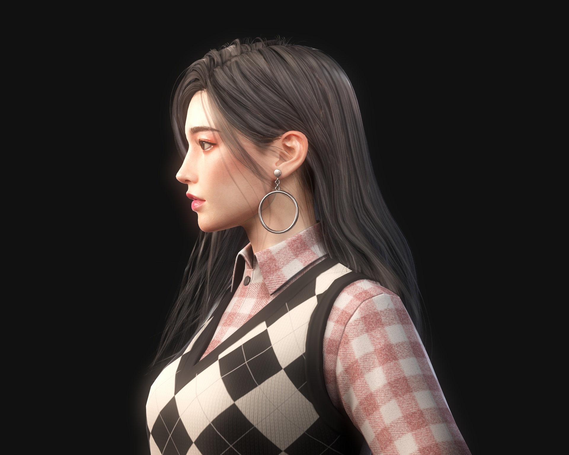 女模型 - 角色/人物/生物 - 作品模型 - CG模型网