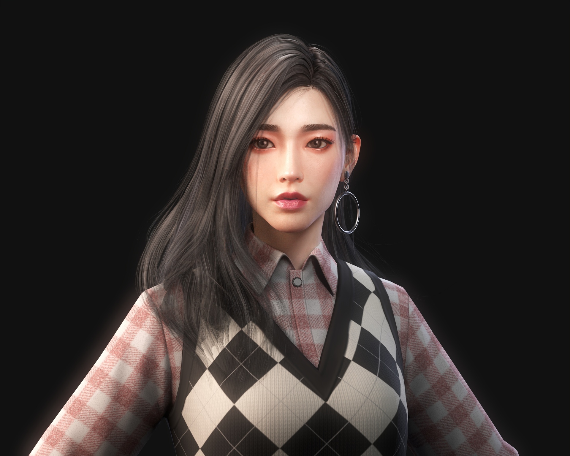 女模型 - 角色/人物/生物 - 作品模型 - CG模型网
