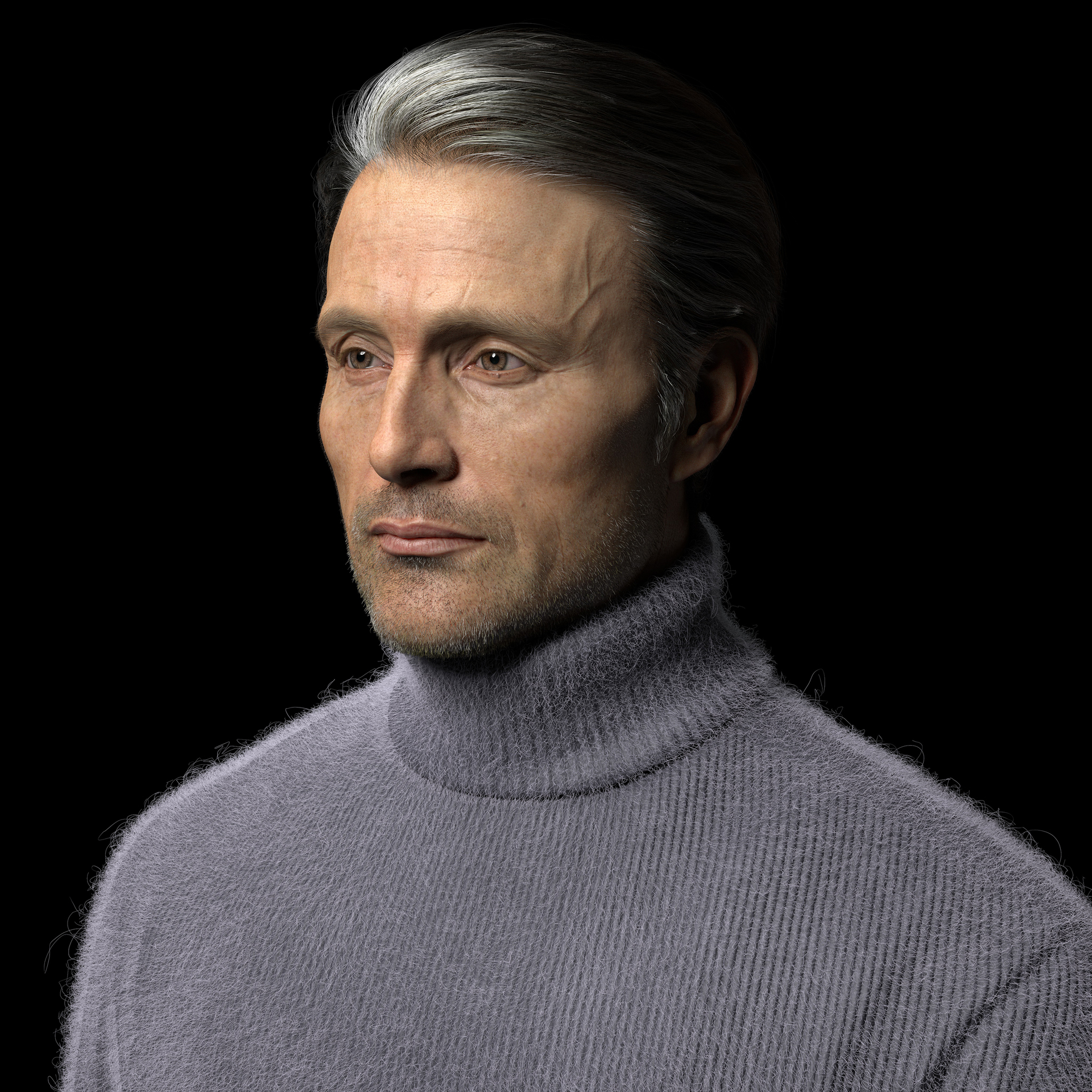 汉尼拔(麦德斯·米科尔森)模型 角色 人物 生物 作品模型 Cg模型网