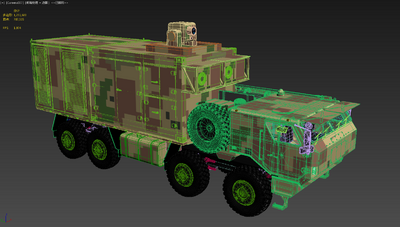 赤焰CY-30激光毁伤系统模型-火炮器械模型库-3ds Max(.max)模型下载-cg模型网