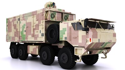 赤焰CY-30激光毁伤系统模型-火炮器械模型库-3ds Max(.max)模型下载-cg模型网