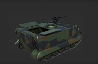 CM22装甲120迫炮车 自行火炮模型-装甲车／坦克模型库-3ds Max(.max)模型下载-cg模型网