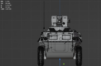 最新两种涂装ZSL92式轮式步兵战车 92式步战车模型-火炮器械模型库-Blender(.blend)模型下载-cg模型网