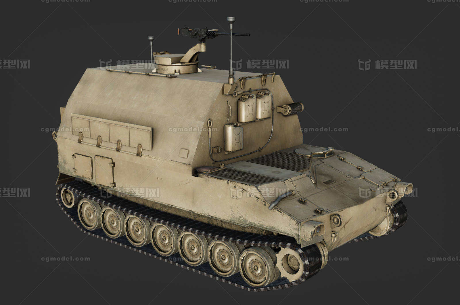 M992A2型弹药补给车 M992A2模型-装甲车／坦克模型库-3ds Max(.max)模型下载-cg模型网