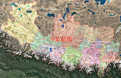 西藏自治区 日喀则市模型-地形模型库-Maya(.ma/.mb)模型下载-cg模型网